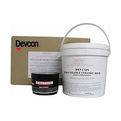 Devcon Brushable Ceramic Red 1kg - Bolts & Industrial Supplies