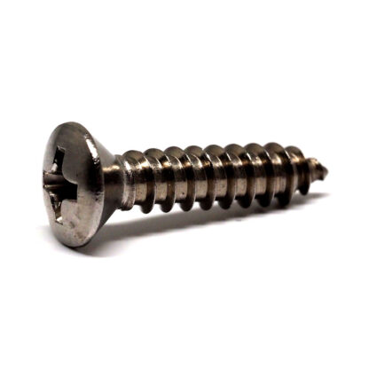 8g x 1/2″ Stainless Steel 304 Raised Countersunk Head Phillips Self Tapping Screw - Bolts ...