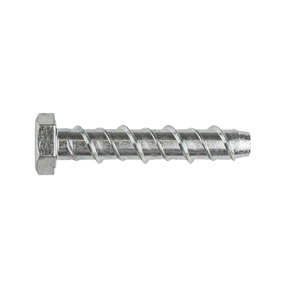 M16 x 100mm Steel Galvanised Hex Flange Head Screw Anchors - Bolts & Industrial Supplies