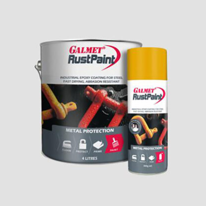 Galmet Black Satin RustPaint 4L - Bolts & Industrial Supplies