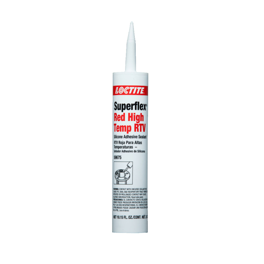 Loctite 596 Superflex High Temp Red Silicone Cartridge - Bolts ...