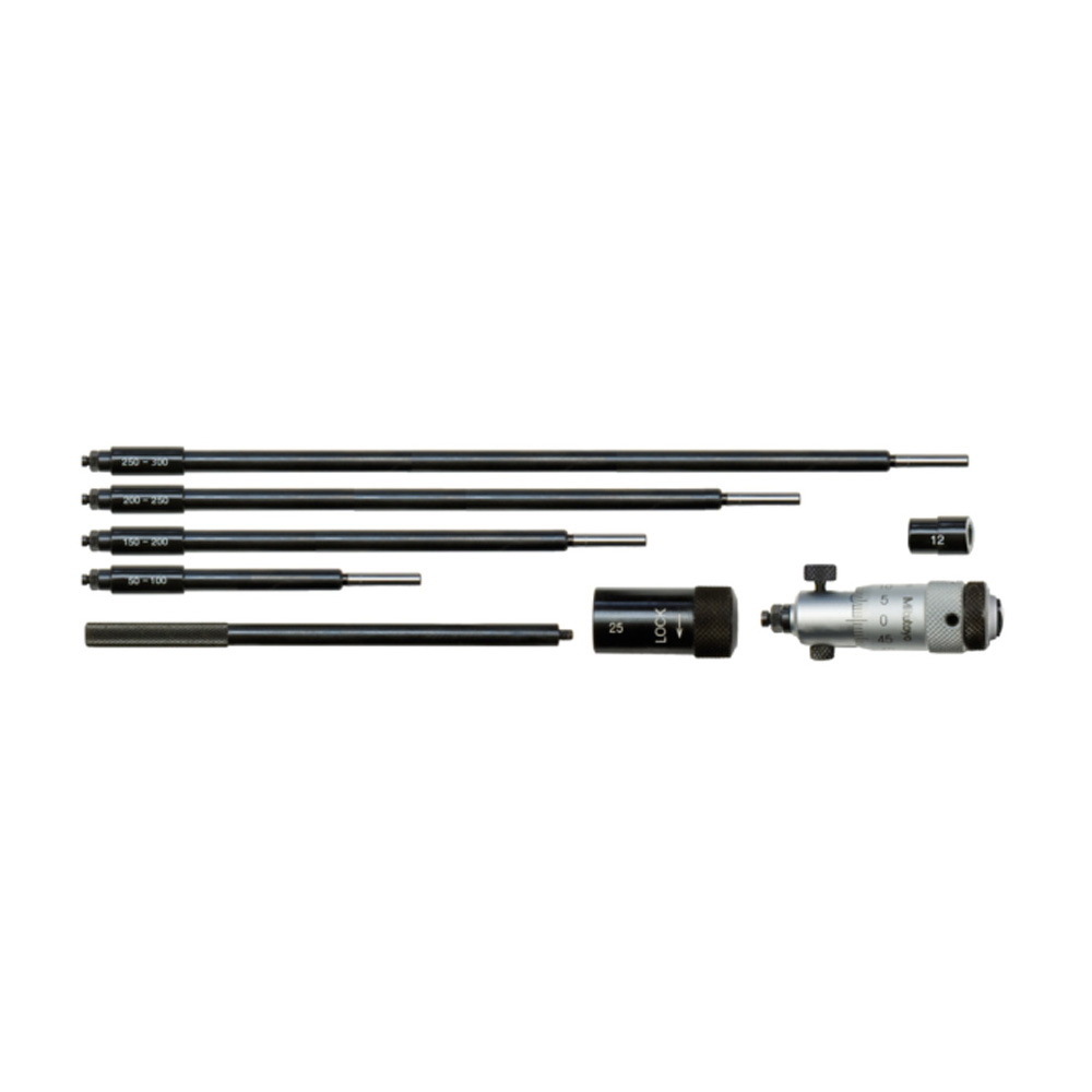 Mitutoyo Inside Micrometer 50-300mm Interchangeable rod type - Bolts & Industrial Supplies