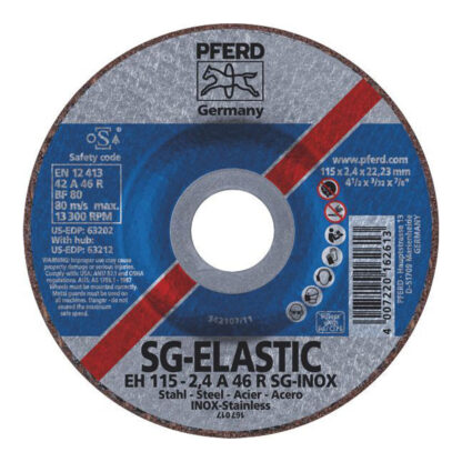 Cut-Off Wheel Premium - Raised Hub - INOX EH 100-2.4 A 46 R SG-INOX ...