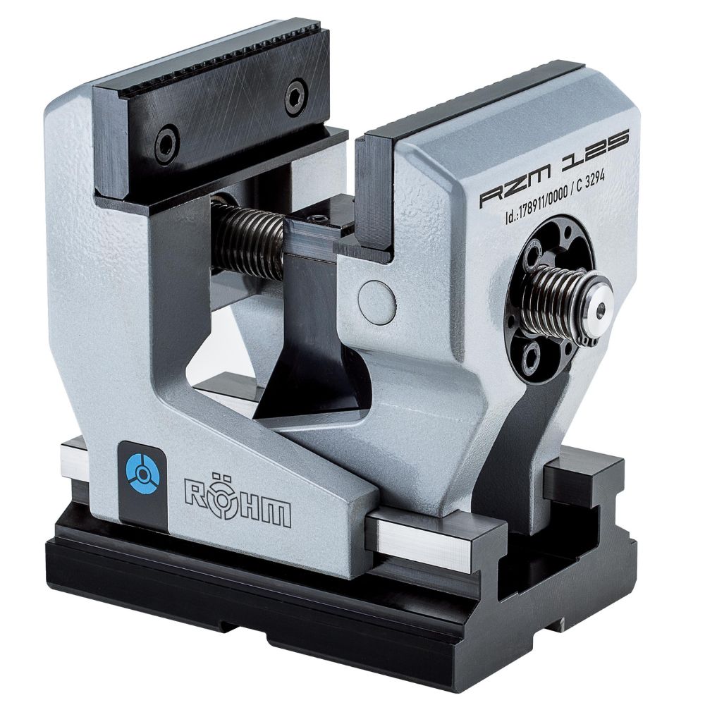 Rohm Centric Clamping Vice RZM, Long Design, Jaw Width 125mm, with SKB ...