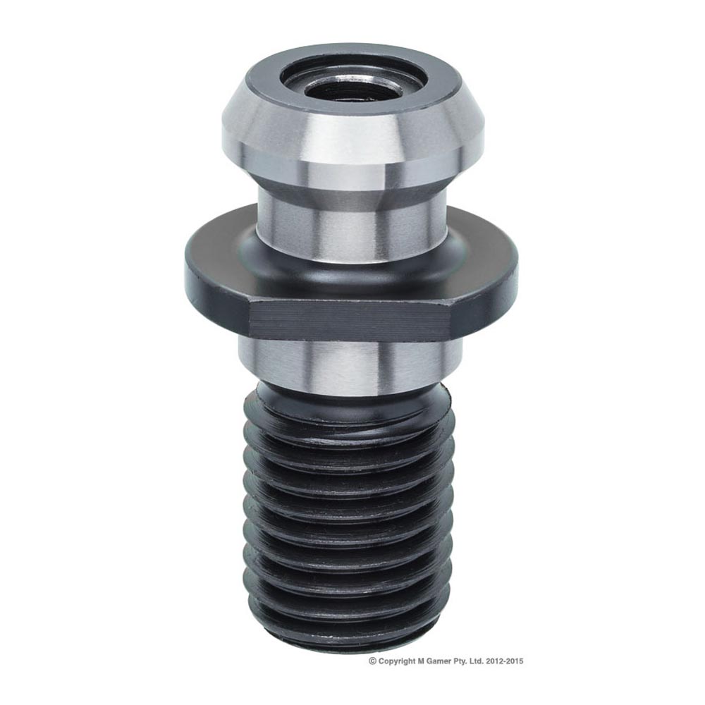 Vertex BT40 45 Degree Through Coolant Pull Stud ISO/DIN7388/2/B - Bolts & Industrial Supplies